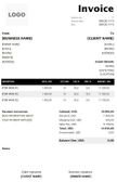 FREE Musician Invoice Templates (Word, Excel, PDF)