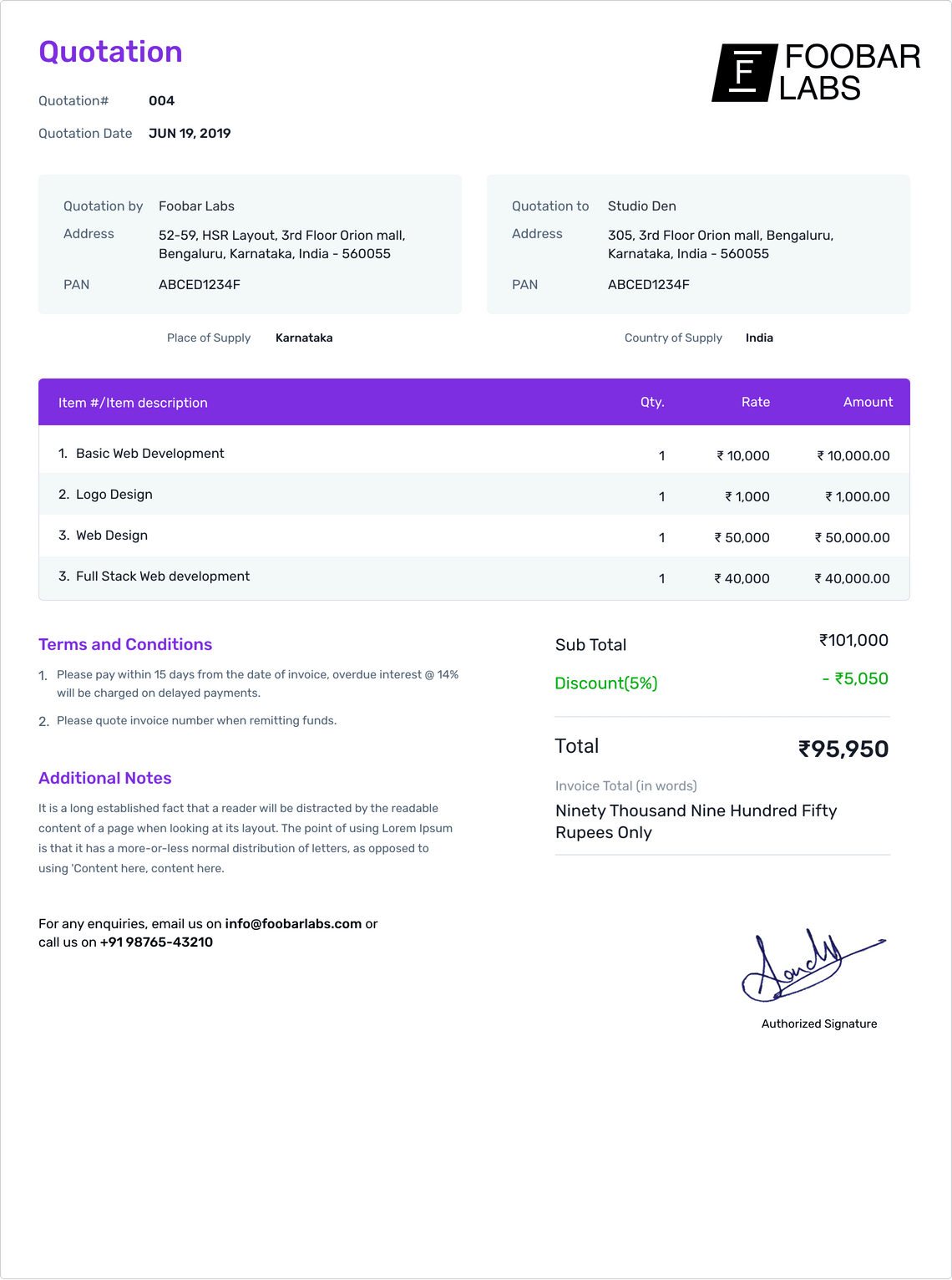 Free Quotation Templates in Word, Excel, PDF | Quote Format