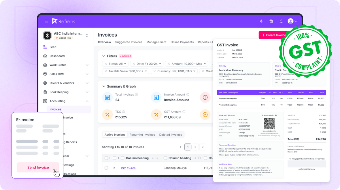 Best e-Invoicing Software to Streamline your GST e-Invoices