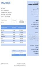 Free Travel Agency Invoice Templates (Word, Excel, PDF)