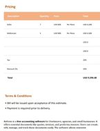 Free Estimate Templates (Word, Excel, PDF) | Estimate Format