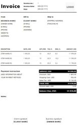 FREE Plumbing Invoice Templates (Word, Excel, PDF)