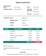 Free Quotation Templates in Word, Excel, PDF | Quote Format