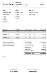 Free Consulting Invoice Templates (Word, Excel, PDF)