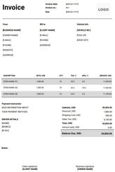 FREE Towing Invoice Templates (Word, Excel, PDF)