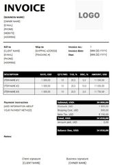 Free Travel Agency Invoice Templates (Word, Excel, PDF)