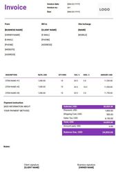 FREE Roofing Invoice Templates (Word, Excel, PDF)