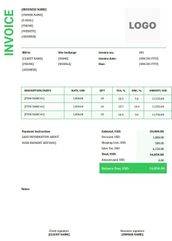 FREE Roofing Invoice Templates (Word, Excel, PDF)