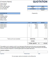 Free Quotation Templates in Word, Excel, PDF | Quote Format