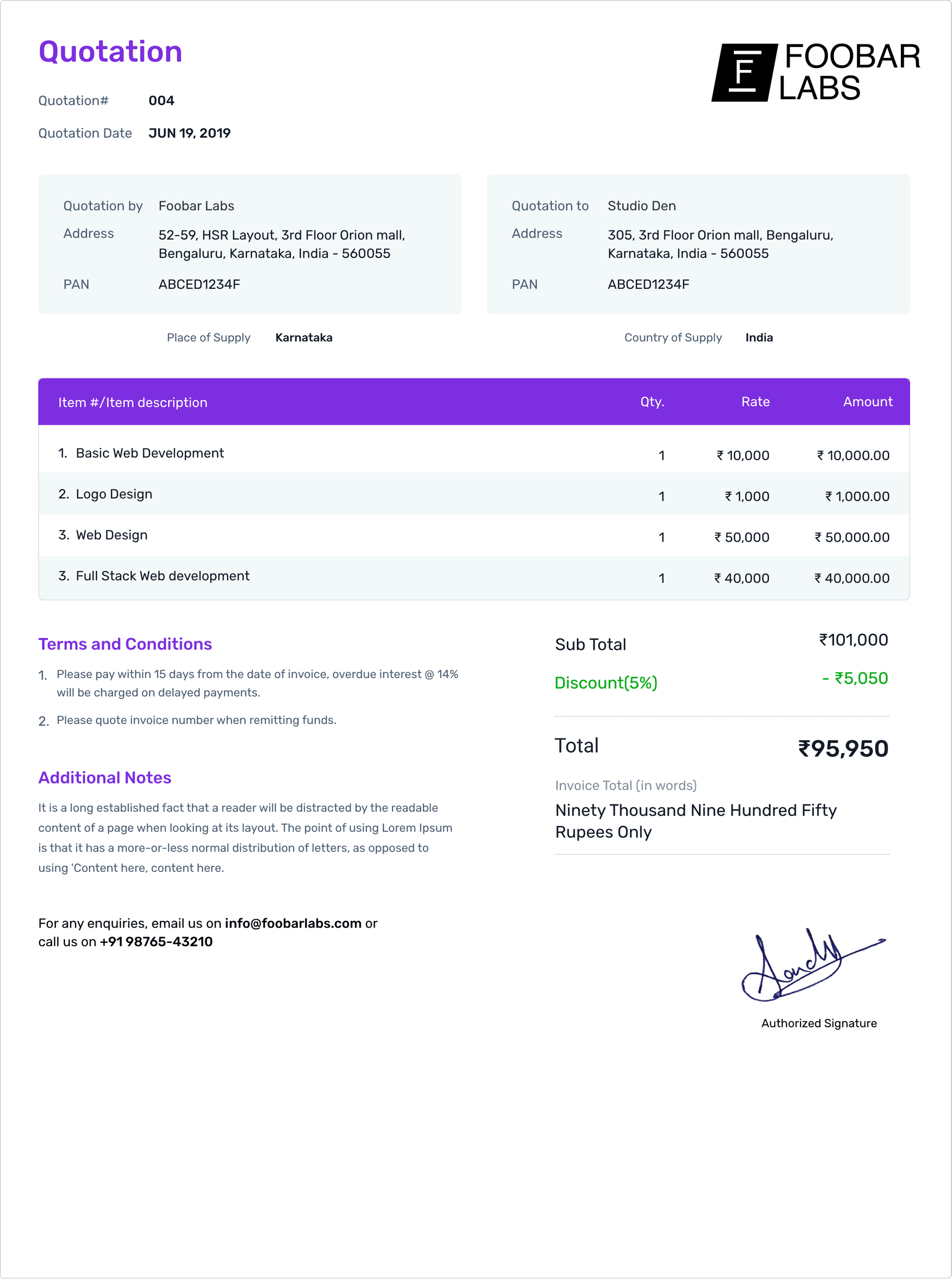 Free Quotation Templates in Word, Excel, PDF | Quote Format