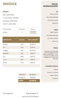Free Travel Agency Invoice Templates (Word, Excel, PDF)