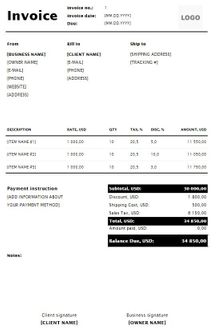 FREE Law Firm Invoice Templates (Word, Excel, PDF)