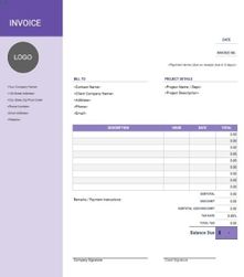 FREE Videography Invoice Templates (Excel, Word, PDF)