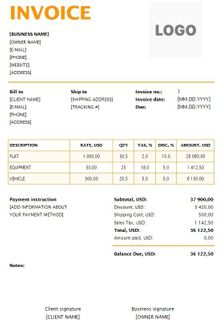 FREE Rental Invoice Templates (Word, Excel, PDF)