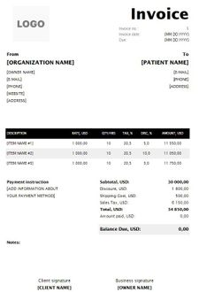 FREE Interior Design Invoice Templates (Word, Excel, PDF)