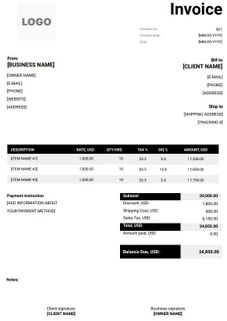 Free Digital Marketing Invoice Templates (Excel, Word, PDF)
