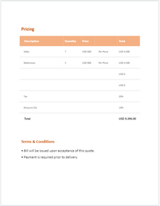 Free Quotation Templates in Word, Excel, PDF | Quote Format