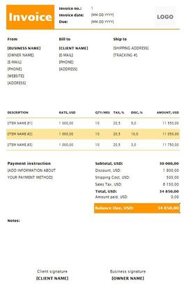 Free Digital Marketing Invoice Templates (Excel, Word, PDF)