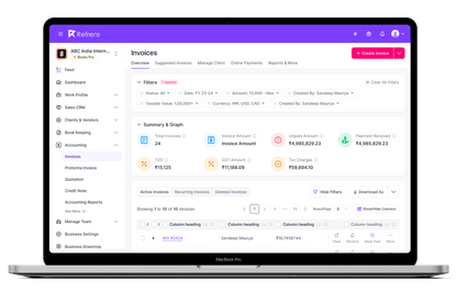 Free Online Accounting Software for Indian Businesses - Refrens